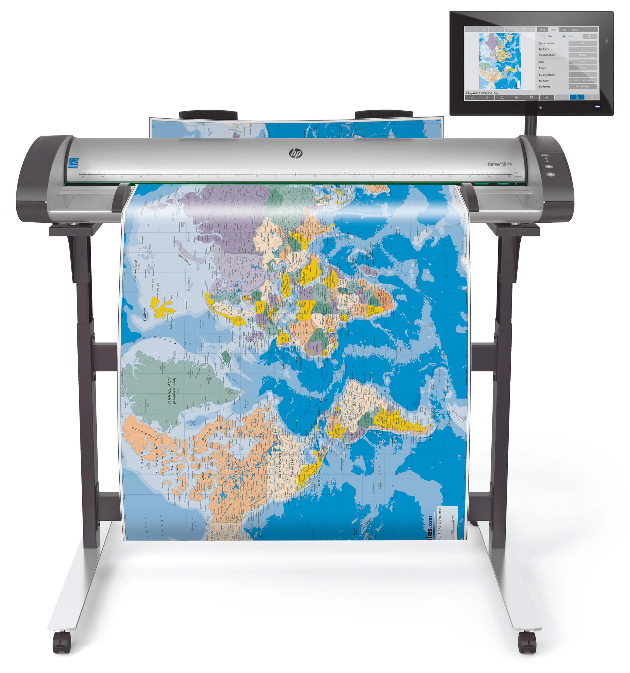 HP-Großformat-Scanner